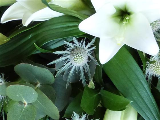 Classic Single Ended Spray - Funeral Flowers Bury St Edmunds